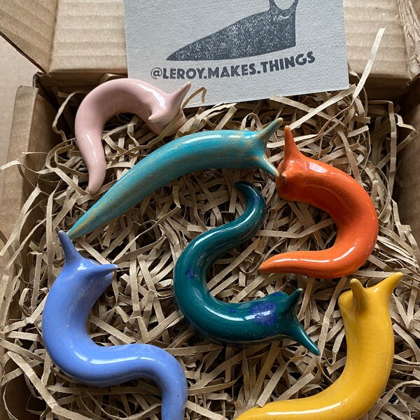 Ceramic Slugs - Assorted Pack of X3 - Etsy