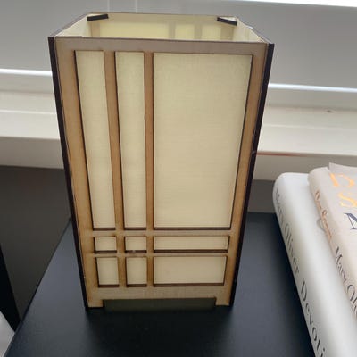 Hand Crafted Traditional Shoji Style Paper Table Lantern, Table Lamp ...