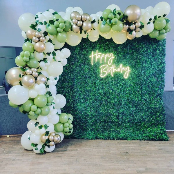 Happy Birthday Multicolor RGB Neon Sign 33" X 30" With Dimmer**us ...