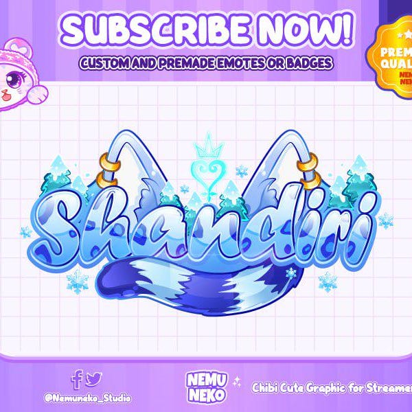 Custom Animated Facecam Overlay / Webcam Overlay in Cute Style or ...