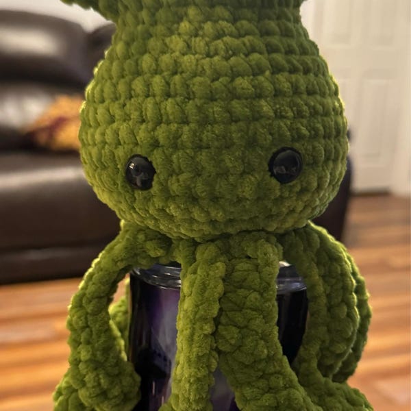 Squid CROCHET PATTERN, No SEW Amigurumi Octopus, Plush Kawaii Animals ...