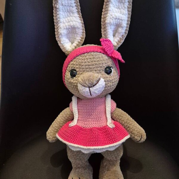Bunny Girl Outfit Crochet Pattern: Dress & Headband (PDF) - Etsy