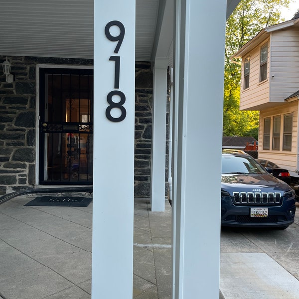 10 Inch Modern House Numbers Letters - Etsy