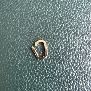 Custom Date Tag Charm, 14K 18K Real Gold Birthday Tag, Removable Add on ...