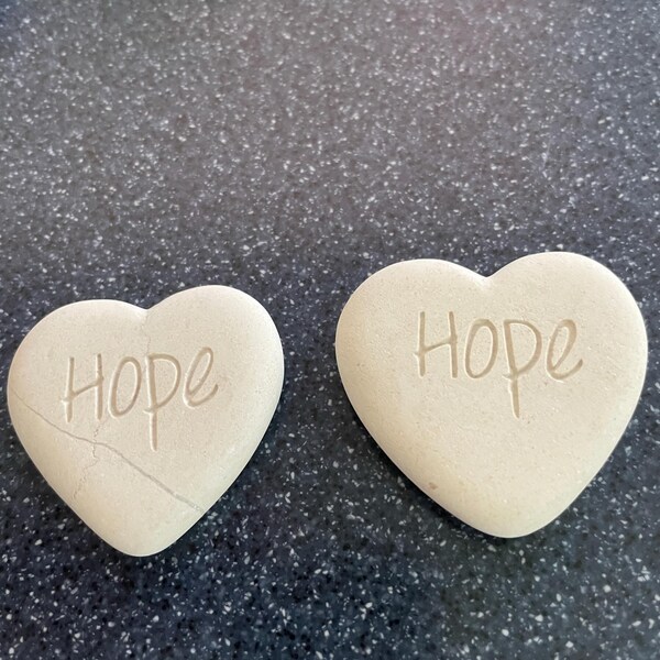 100% NATURAL, Real Heart Shape Rocks, Hand-cut Plain/blank Heart Stones ...