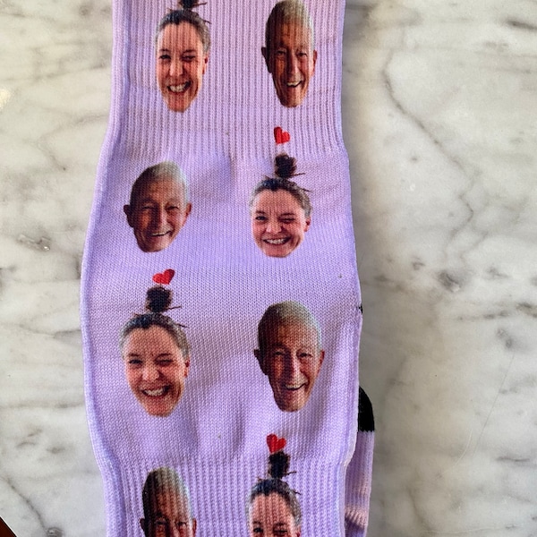 Custom Couple Socks with Name Custom Photo Socks, Custom Socks ...