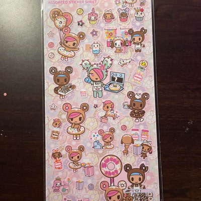 Daiso Tokidoki Sticker Sheet - Etsy
