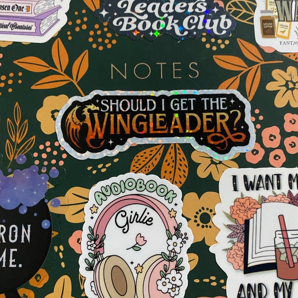 Thriller Book Club Girlie Sticker, Book Stickers for Kindle, Book Lover ...