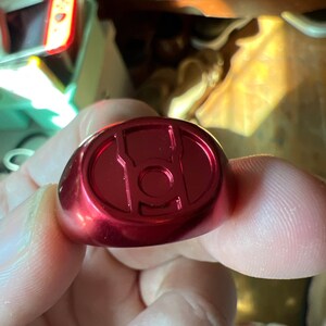 Anodized Yellow Fear Ring - Etsy