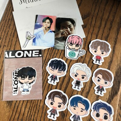 GOT7 Stickers Gotoon Keep Spinning/spinning Top Die-cut Weatherproof ...