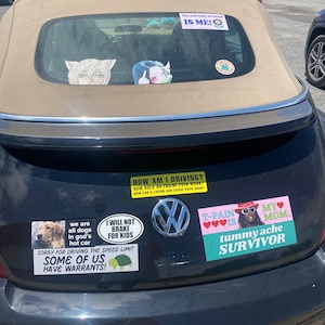 My Child Was Inmate of the Month at County Jail Funny Bumper Sticker ...