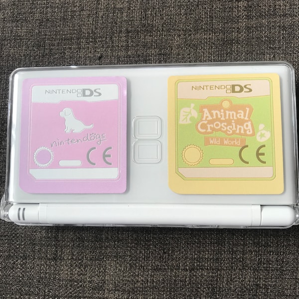 Nintendo DS Cartridge Animal Crossing Nintendogs Cute Nostalgia ...