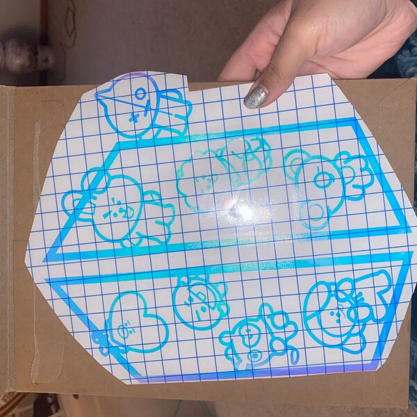 BTS Army Shield W/ Characters - Etsy