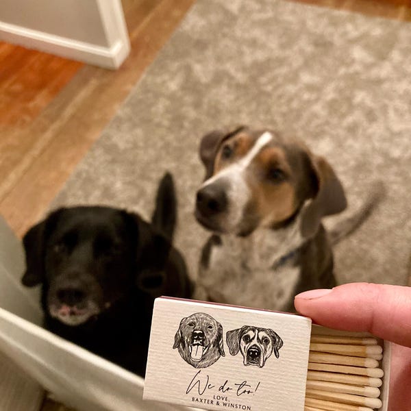 Custom Pet Matchboxes, Wedding Favor Matches, Wedding Decor ...