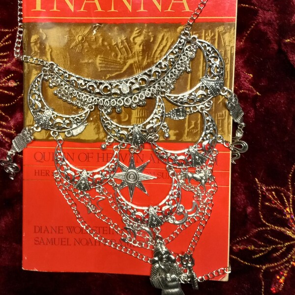 Inanna / Ishtar Neckpiece - Sumerian Necklace Gift Pendant Occult ...
