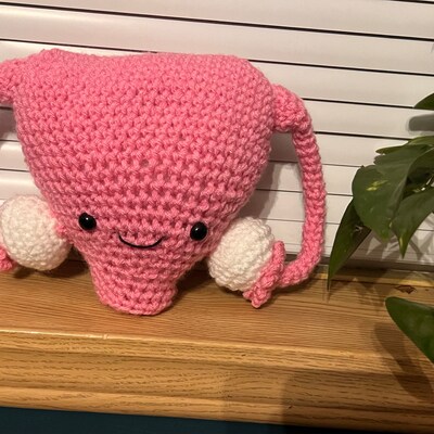 Anatomical Uterus Crochet Pattern PATTERN ONLY Instant DOWNLOAD ...