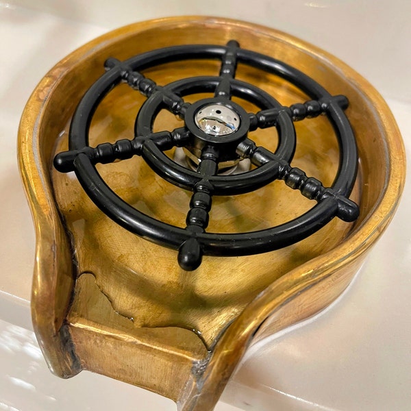Unlacquered Brass Glass Rinser for Kitchen Sinks, Kitchen Sink ...