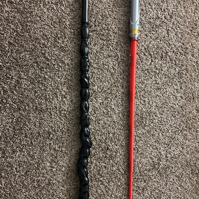 Christmas Cane With Santa Hand Carved Handle and Shaft Custom Walking ...