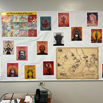 Authors Poster Collage Set of 6,famous English Author Posters, Writer ...