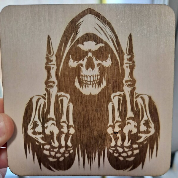 Grim Reaper Middle Fingers | Svg Png Dxf Eps Pdf | Vector Graphic ...