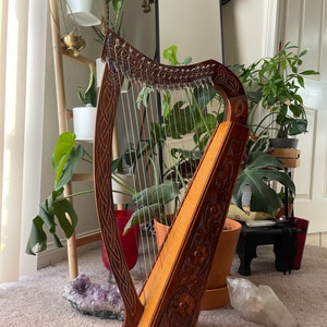 Aeolian Harp Rich American Black Walnut Surrounded With American Wild ...