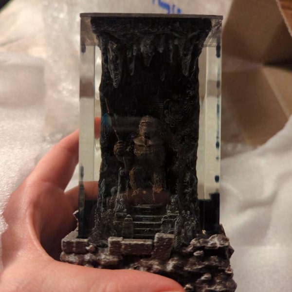 God.zill.a Monster Resin Lamp,diorama Resin Epoxy,custom Night Light ...