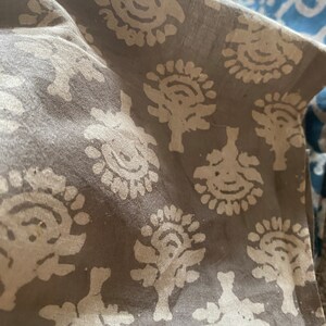 India Block Print Fabric Floral Print Soft Cotton Fabric - Etsy