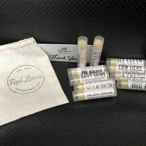 6 Organic Farm Animal Themed Lip Balms Mothers Day Gift - Etsy