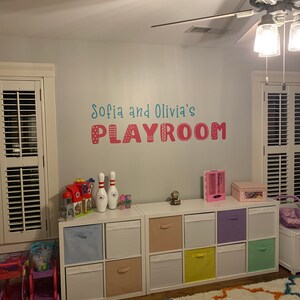Playroom Wall Decal- Play Room Decal- Playroom Wall Decor- Daycare Wall ...