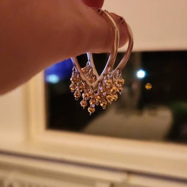 Oval Bangle Bracelet, Gold Stacking Bangle, Asymmetrical Bracelet ...