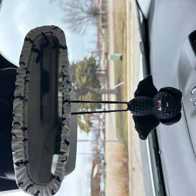 Kawaii Car Accessory Bat Plush, Goth Car Decor, Weird Plushy Monster ...