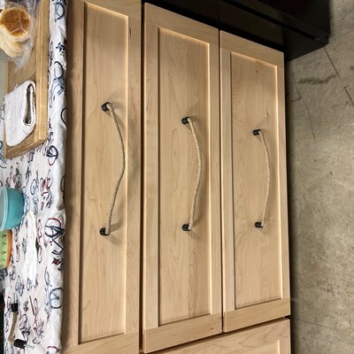 Rustic JUTE ROPE Handle Home Decor Drawer Pull - Etsy