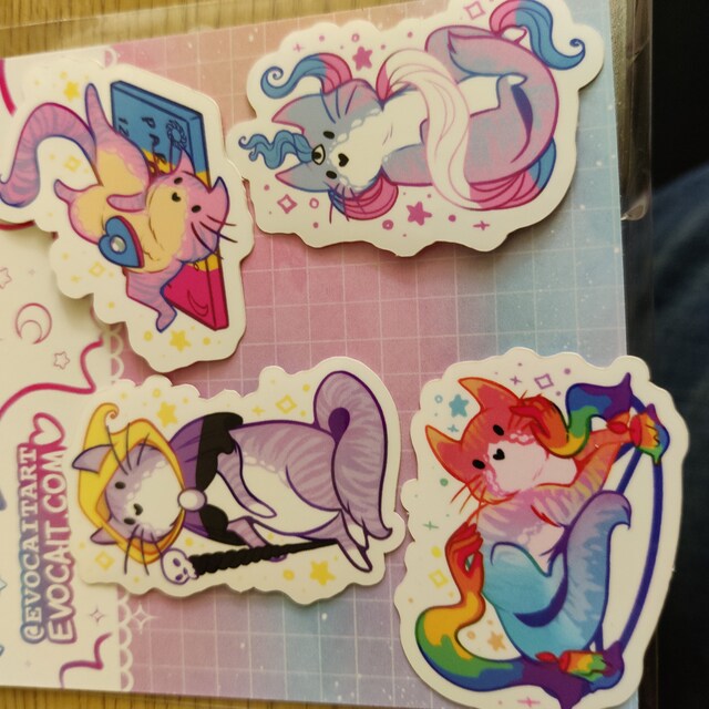 Stickers Prints and other magical Merch by EvocaitArt on Etsy