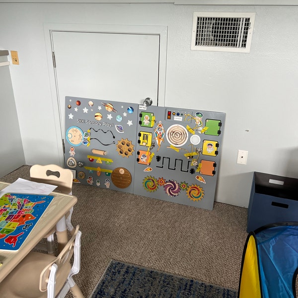 Large Busy Board Preschool Wall Toys for Fine Motor Skills and ...