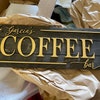 Pallet Sign Coffee Bar Sign Custom Wood Sign 3D Sign Personalized Gift ...