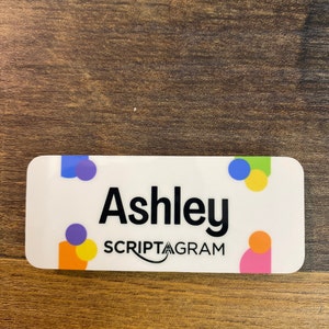 Metal Wearable Magnetic Name Tags for Business or Work - Etsy