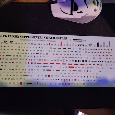 1/1400 Acreation Aztec Decals for AMT Enterprise E Model Kit Star Trek ...