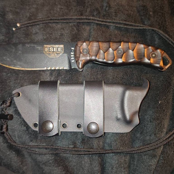 KA-BAR BK9, BK-9 Custom Kydex Sheath 2.0, Pancake Style, Optional Belt ...