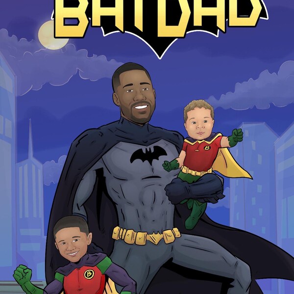 Custom Comic Book Art - Superhero Cover Art - Custom Made Poster ...