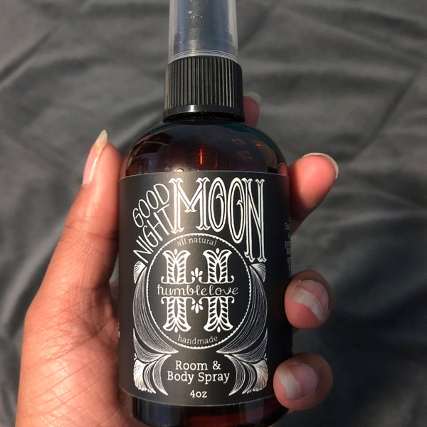 Good Night Moon Aromatherapy Spray - 4oz or 8oz - Nighttime, Calming ...