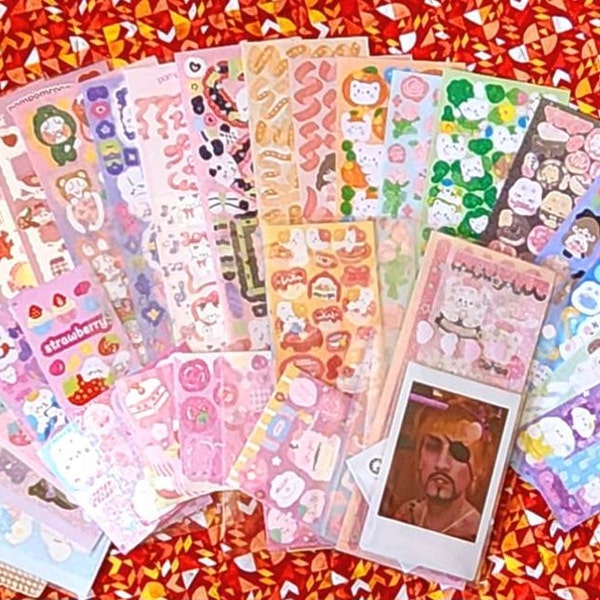 Sticker Sheet Gacha!!!! | Cute Sticker Sheets Bundle | No Repeats ...