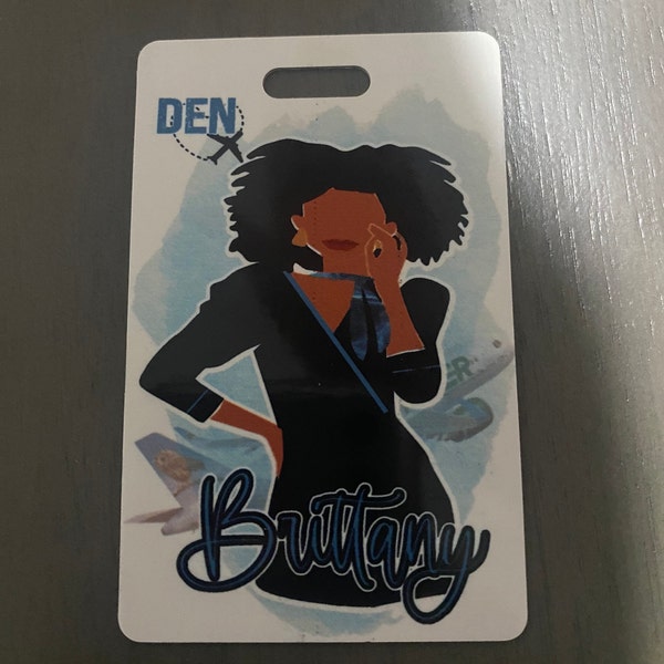 Jetblue Inspired Crew Luggage Tag - Etsy