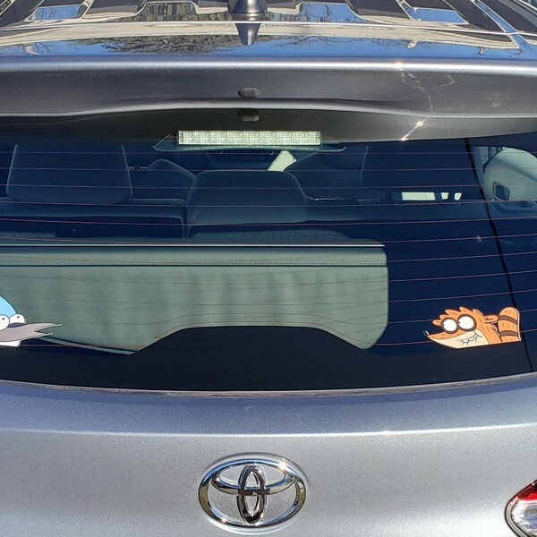 Rigby Peeking Window Vinyl Car Sticker / Rigby Vinyl/ Regular Show ...