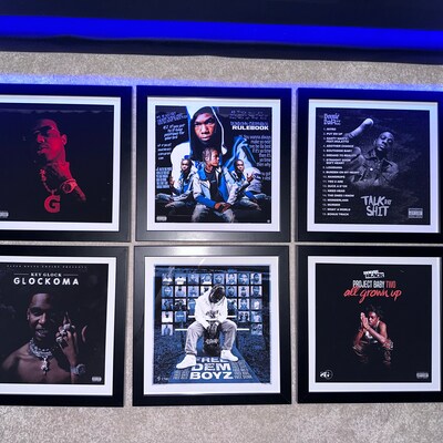 Custom Album Cover Print Set of Six, Choose Your Own Music Album Wall ...