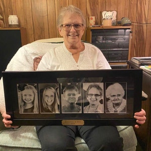 Engraved Solid Brass Plate Picture Frame Art Label Name Tag | Etsy