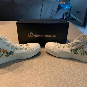 Custom Embroidered Converse High Tops/ Custom Converse Chuck Taylor ...