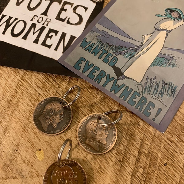 Suffragette Penny . Defaced Edward VII Coin . Votes for Women . Buy Two ...