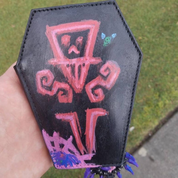 Coffin Pencil Case,vampire Pencil Case,coffin Leather Pencil Holder ...