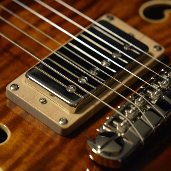 Beautiful Flamed Maple Humbucker Pickup Mounting Rings - (set of 2) - Etsy