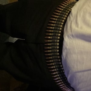 Bullet Belt,punk Belt,gothic Belt,heavy Metal Bullet Belt,punk Fashion ...